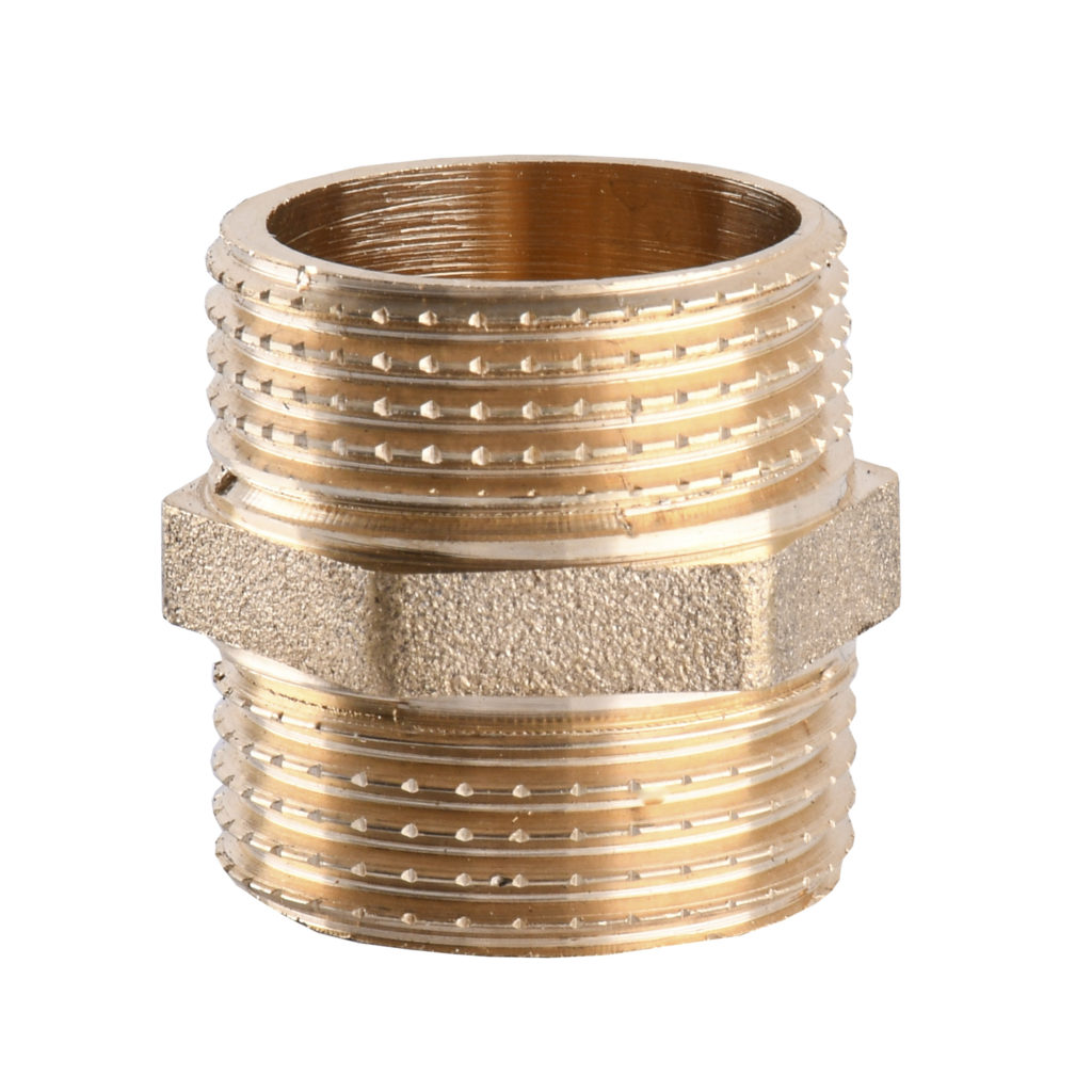 Ніпель латунний 3/4″НР х 3/4″НР штампований А0502А - Купити в Україні